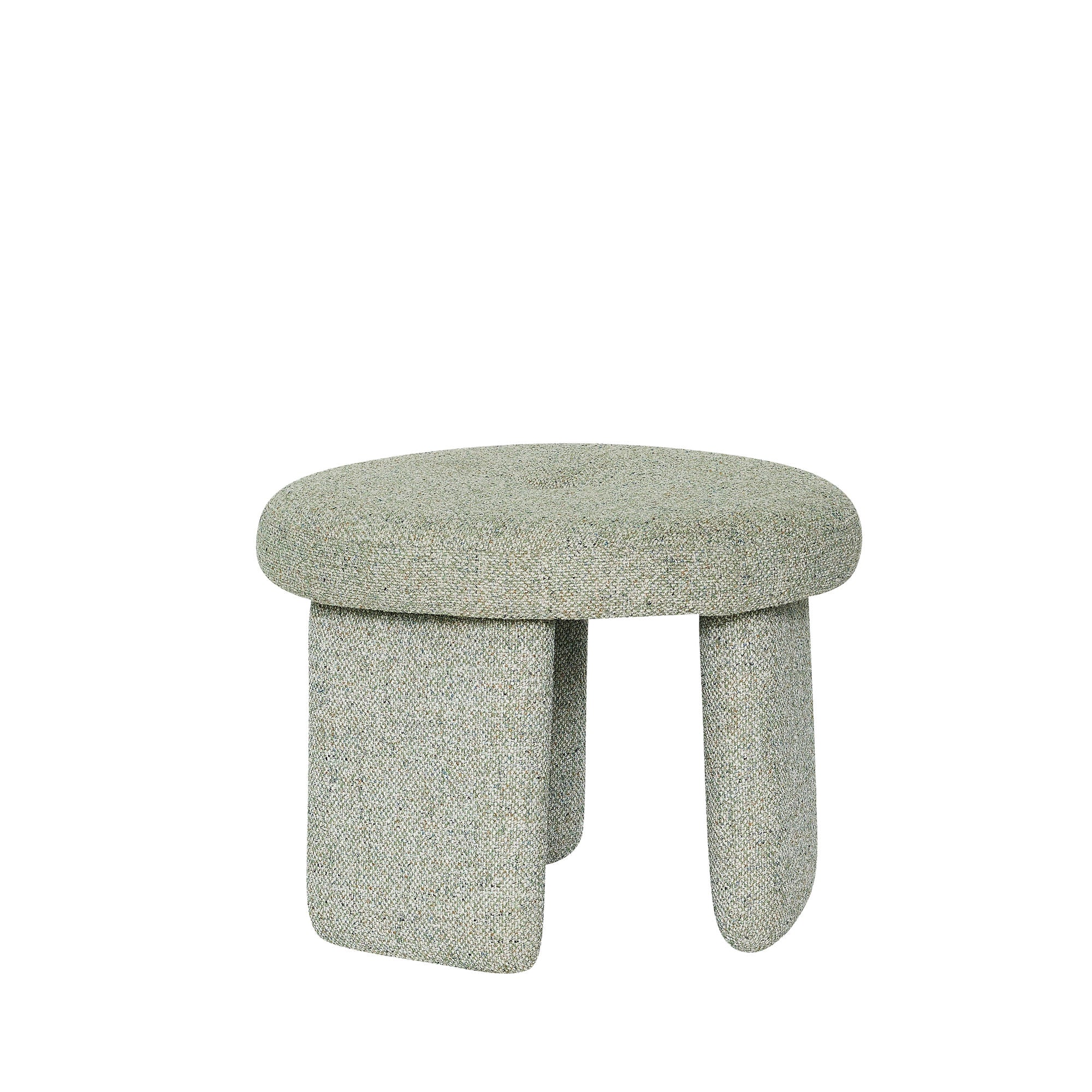 Hübsch Rocco Pouf Hellgrün – LaLe Living