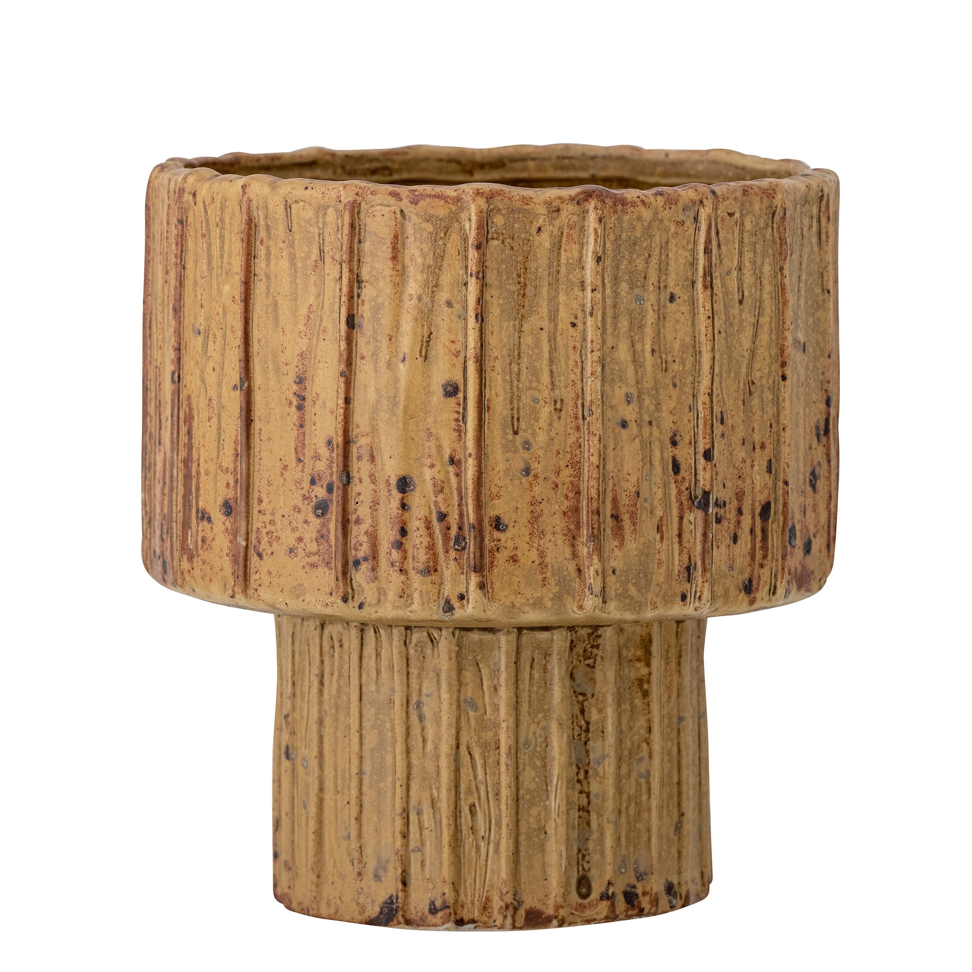 Bloomingville Creative Collection Elitta Blumentopf, Braun, Steingut ...